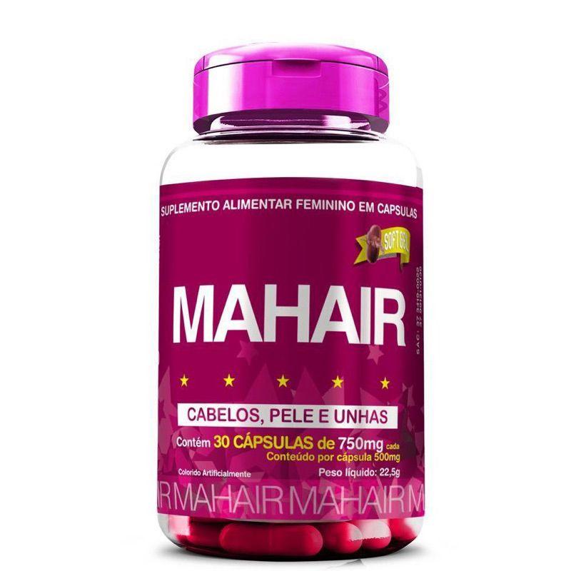 Suplemento Alimentar Feminino Mahair Cabelos, Pele e Unhas 1 item (30 ...