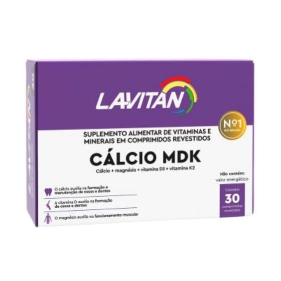 Suplemento Alimentar Lavitan Cálcio MDK com 30 comprimidos - Cimed ...
