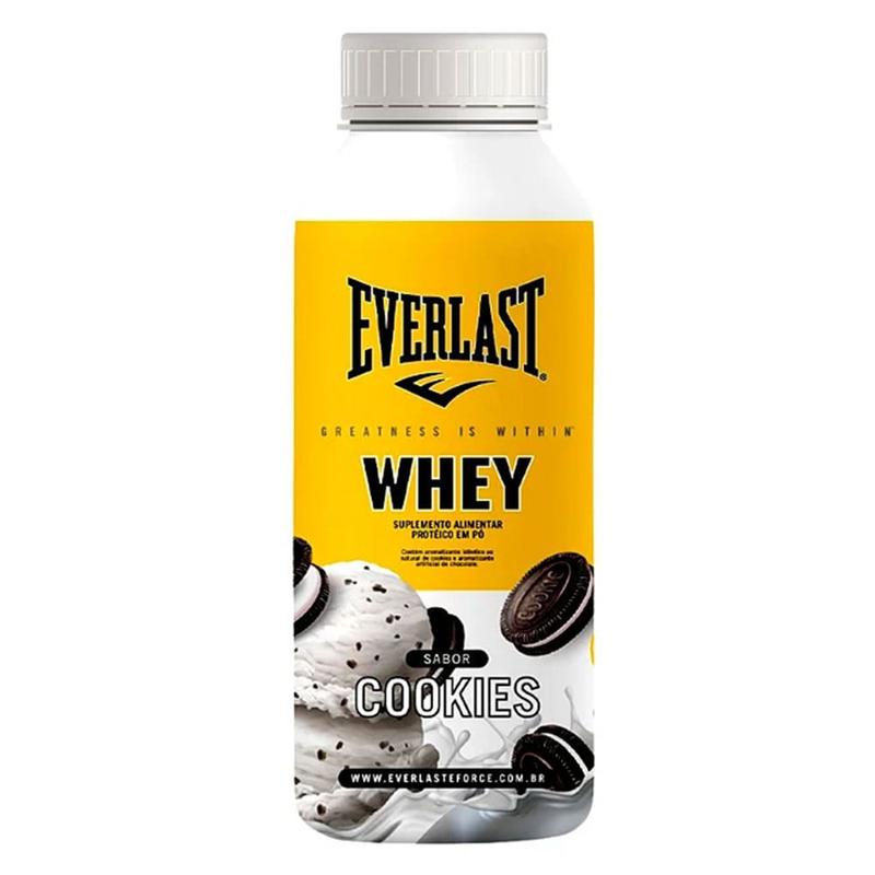 Suplemento Alimentar Protéico em Pó Sabor Cookies Whey Everlast 40g ...