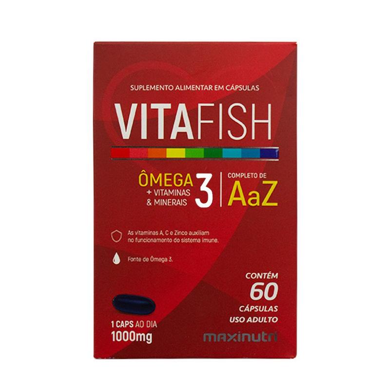 Suplemento Alimentar Vitafish Ômega 3+vit. A-z 60 Cápsulas - Maxinutri ...