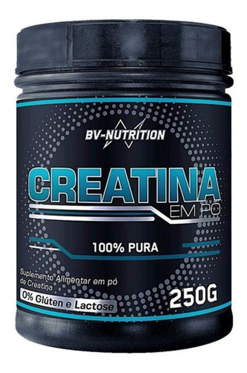 Suplemento Creatina Em Pó 100% Pura 250G - Bv -Nutrition - Bv-Nutrition ...