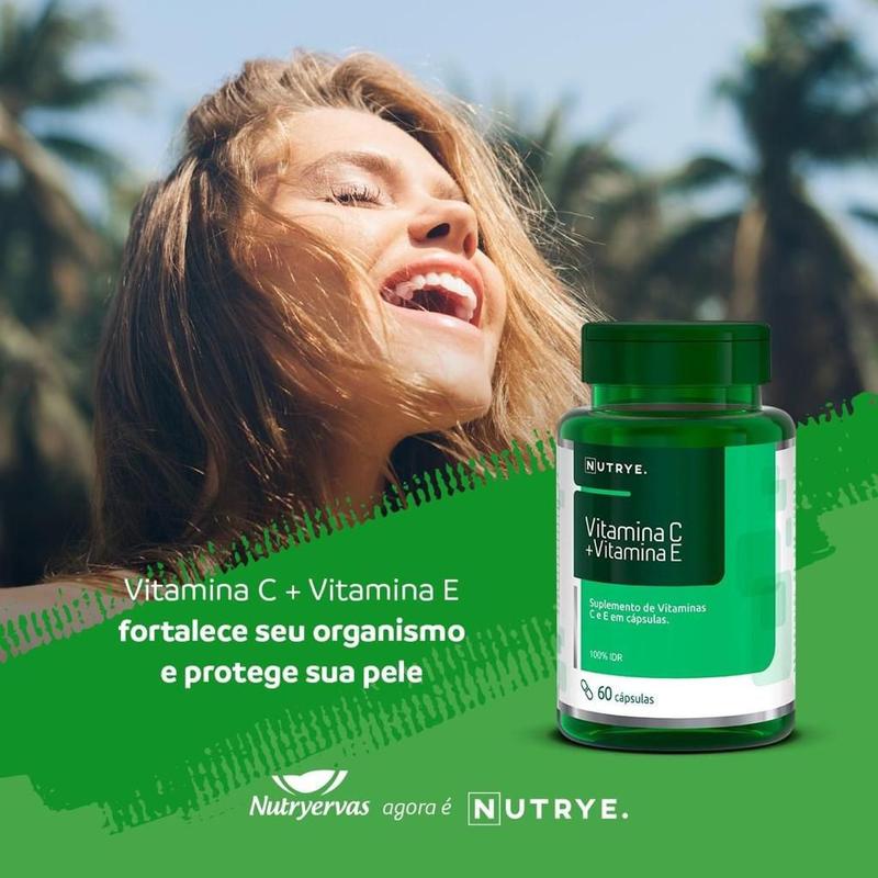 Suplemento de vitamina c + vitamina e 60 cápsulas - nutrye - Vitaminas ...
