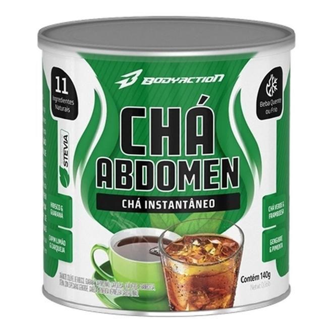 Suplemento Em Pó Bodyaction Tradicional Chá Abdomen Diuréticos Em Lata ...