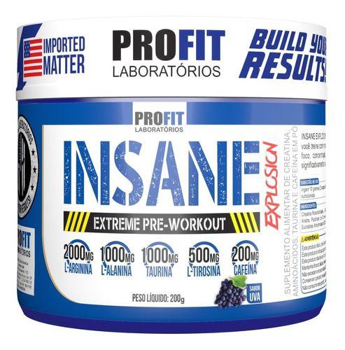 Suplemento Em Pó Profit Laboratórios Insane Explosion Creatina ...