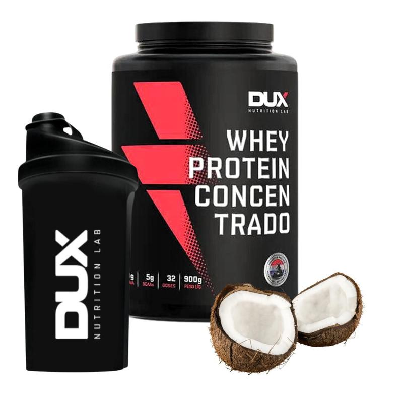 Suplemento em Pó Whey Protein Concentrado 900g Dux Nutrition ...