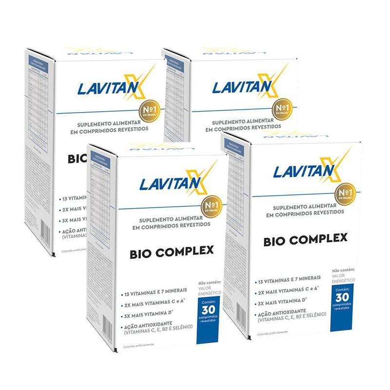 Suplemento Lavitan Alimentar Bio Complex 120 Comprimidos ...