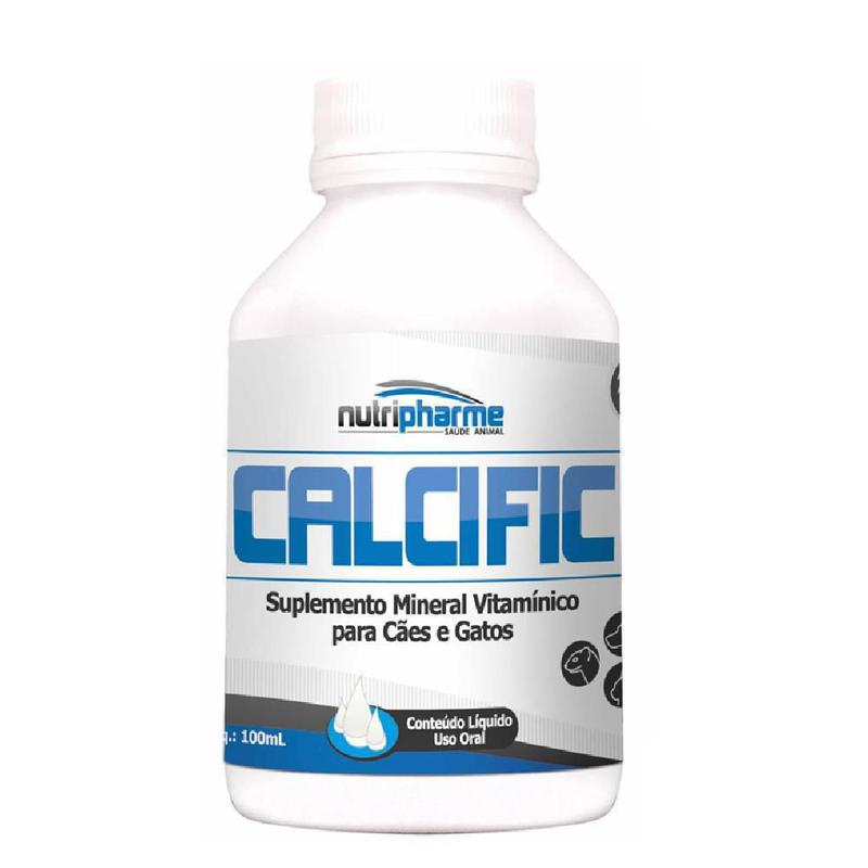Suplemento Mineral Calcific 100Ml - Nutripharme Cálcio - Vitaminas e ...