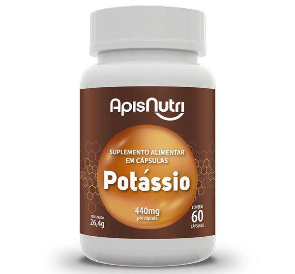 Suplemento Mineral de Potássio 440mg 60 Cápsulas - ApisNutri ...