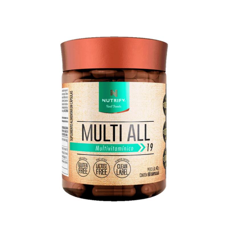 Suplemento Multivitamínico Multi ALL Nutrify 60 cápsulas ...