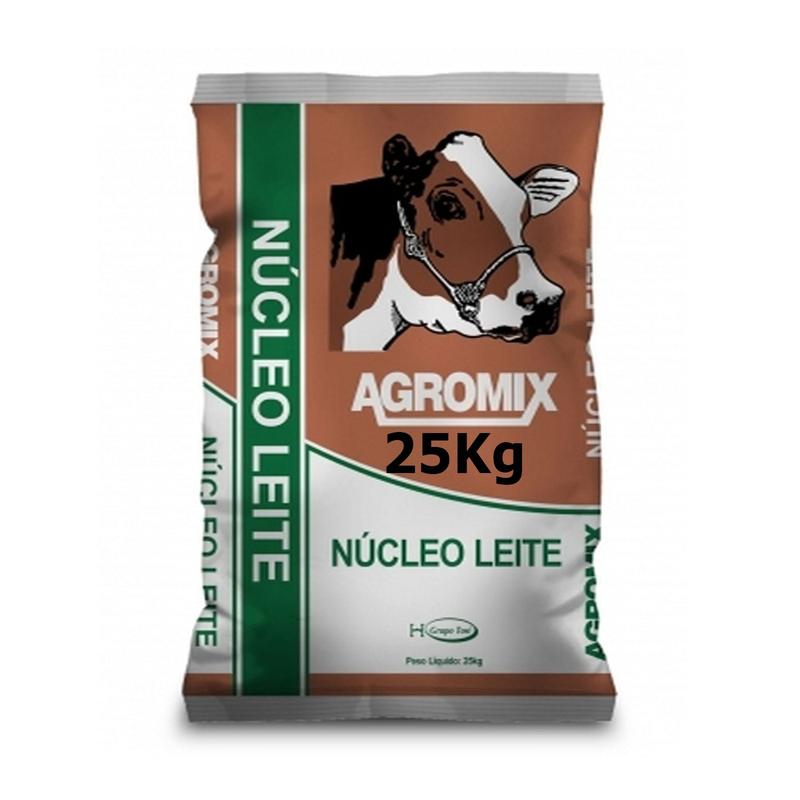 Suplemento núcleo leite agromix vaca leiteira lactação 25kg - Vitaminas ...
