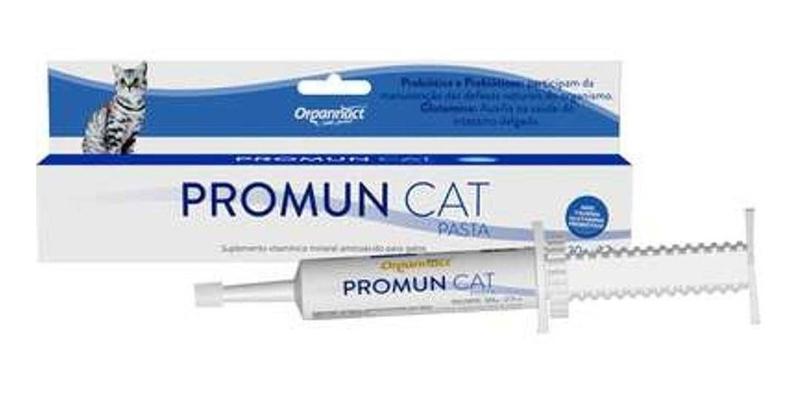 Suplemento Probiótico Promun Cat Para Gatos Pasta 30g - Organnact ...