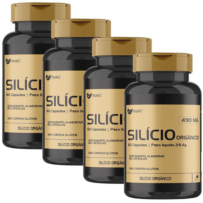 Suplemento Silício Orgânico 490Mg 60 Cápsulas Muwiz - Motor Industrial ...