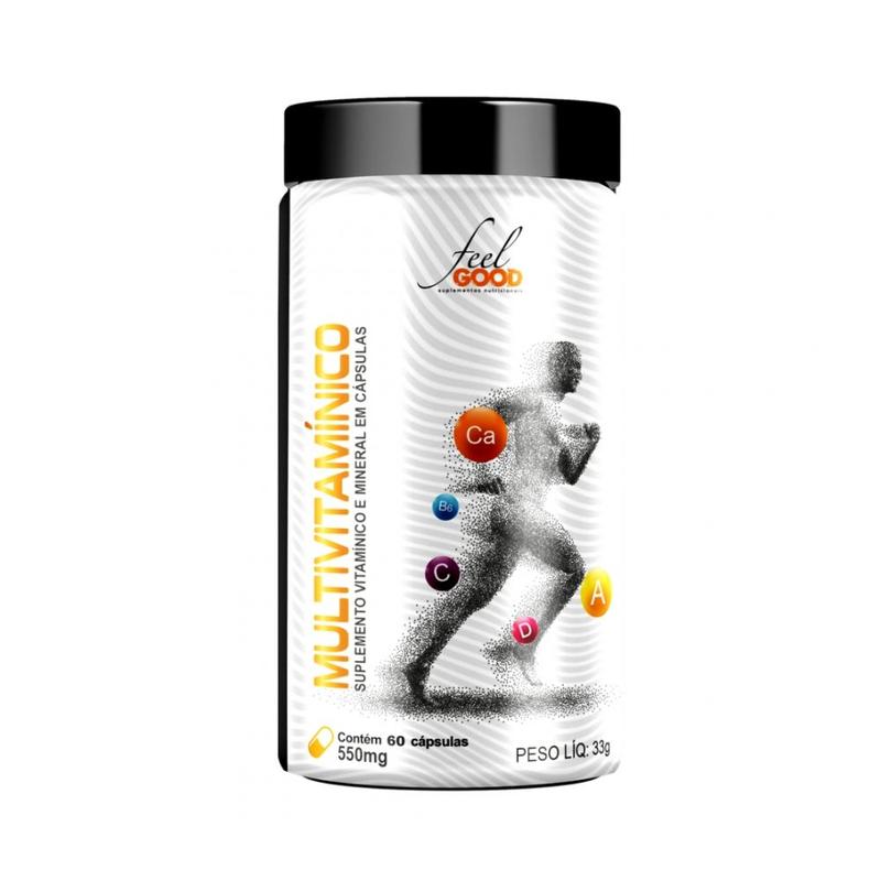 Suplemento Vitamínico e Mineral Feel Good com 60 Capsulas - FEEL GOOD ...