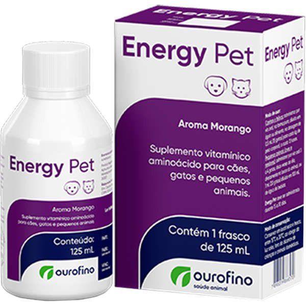 Suplemento vitamínico energy pet ouro fino frasco com 125ml - Vitaminas ...
