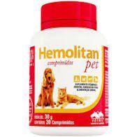Suplemento Vitamínico Hemolitan Pet 30 Comprimidos - VETNIL - Vitaminas ...