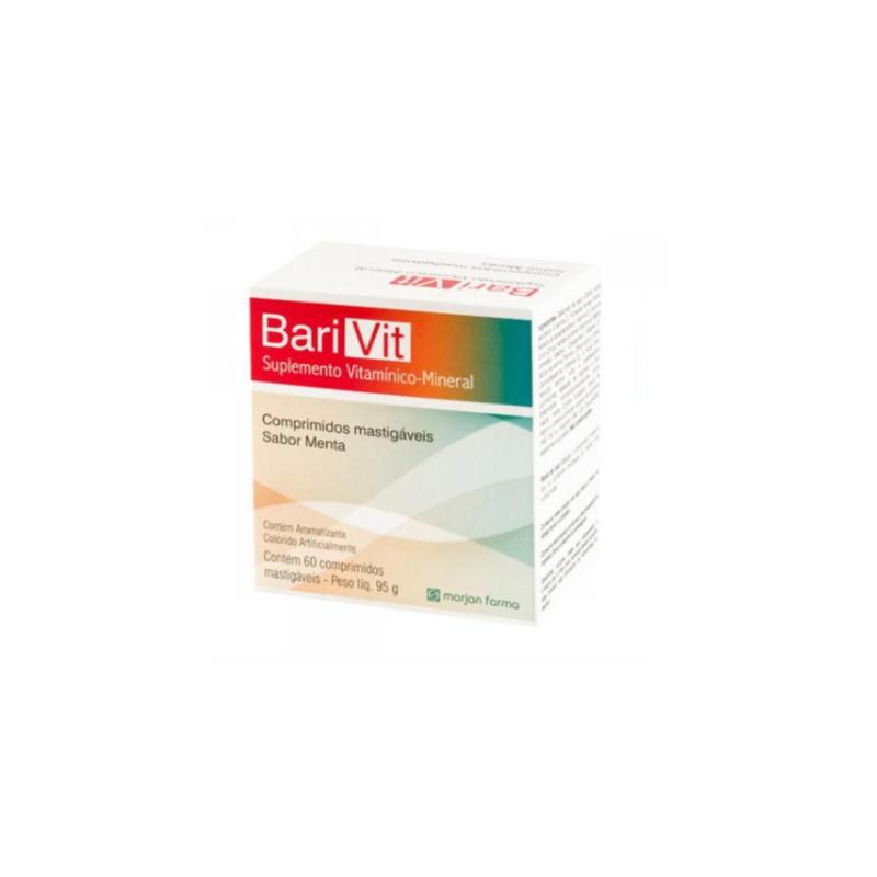 Suplemento Vitamínico Mineral Barivit Com 60 Comprimidos - Marjan ...