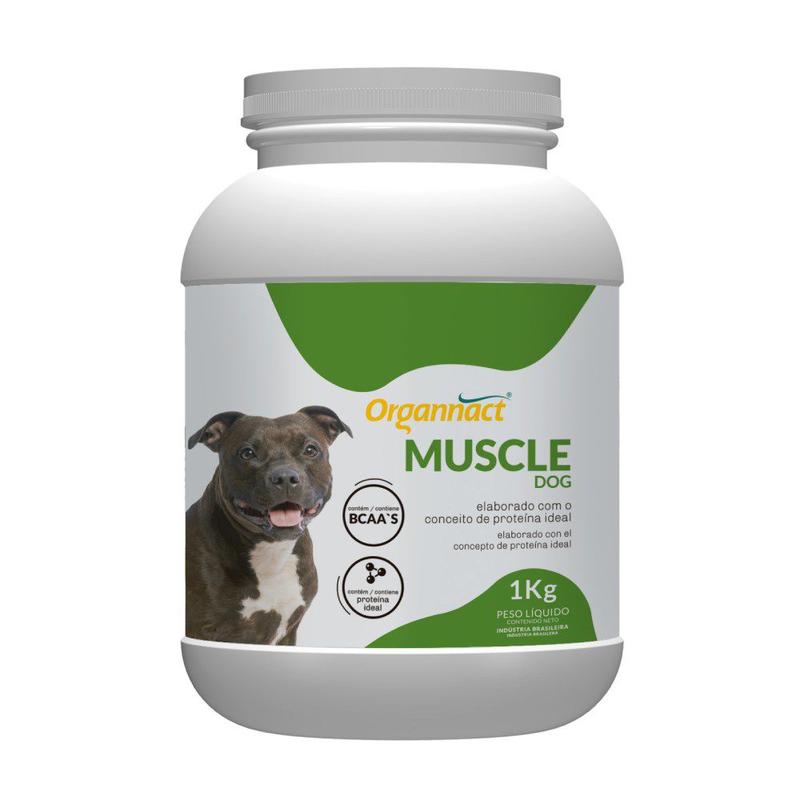 Suplemento Vitamínico Mineral Para Cães Organnact Muscle Dog 1kg ...