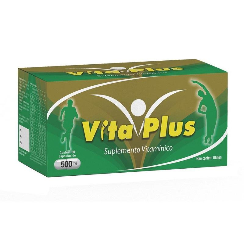 Suplemento Vitamínico Vita Plus 500mg c/ 60 Cápsulas Medinal - Calbos ...