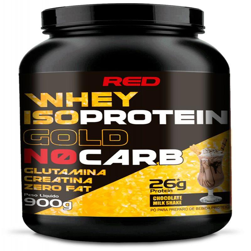 Suplemento Whey Gold Zero Carbo Red Series 900g De Chocolate - Whey ...