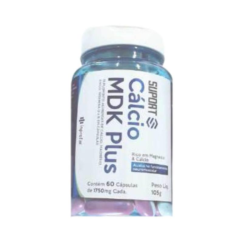 Suport cálcio mdk plus c/ 60 - Cálcio - Magazine Luiza