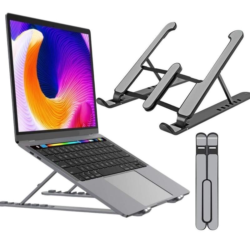 Suporte Abs Ergonômico Para Notebook Base Mesa Com 05 Regulagens Reliza ...