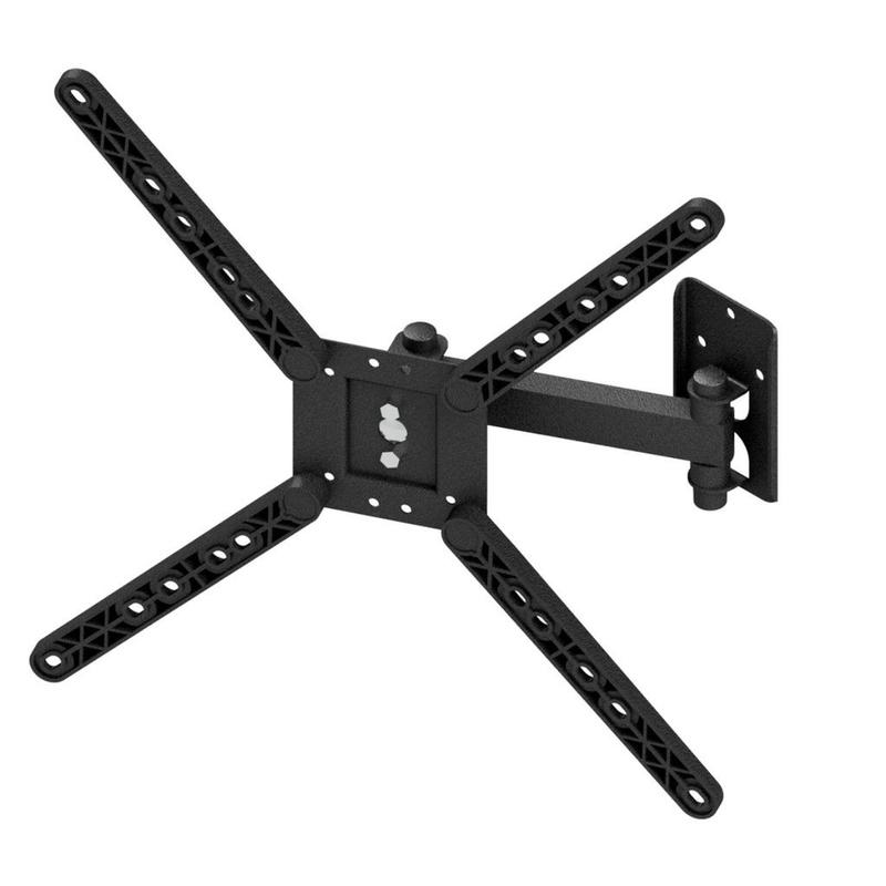 Suporte articulado tv 10 a 55 polegadas biarticulado com inclinação ...