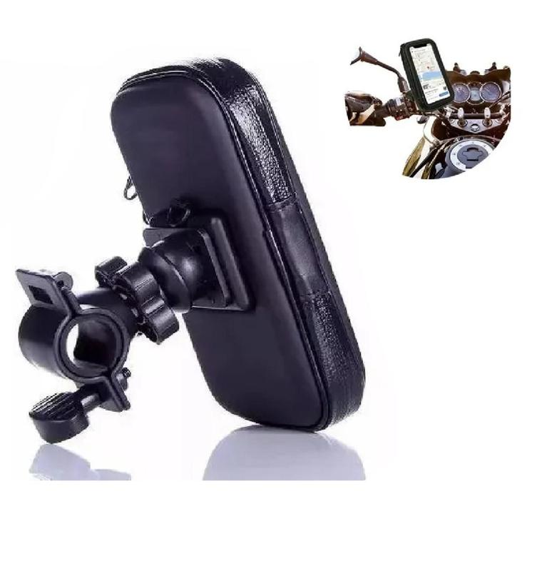 Suporte Capa Porta Celular GPS Guidão Bike Bicicleta Moto Case Impermeável 360 A Prova D' Água ...