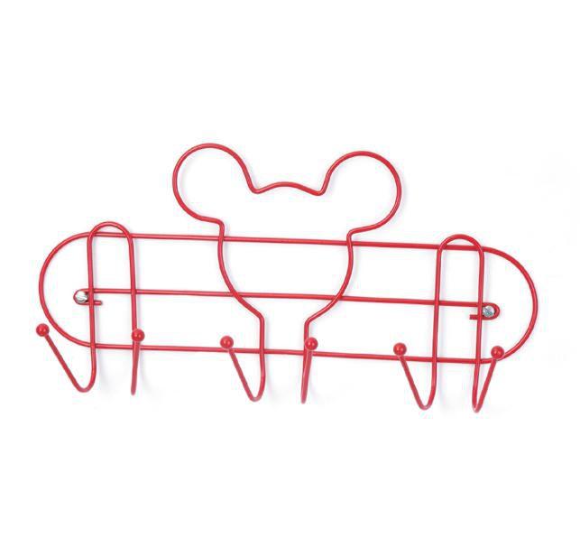 Suporte com 6 Ganchos Pendurador Red Wiring Mickey Arthi - Fixação e ...