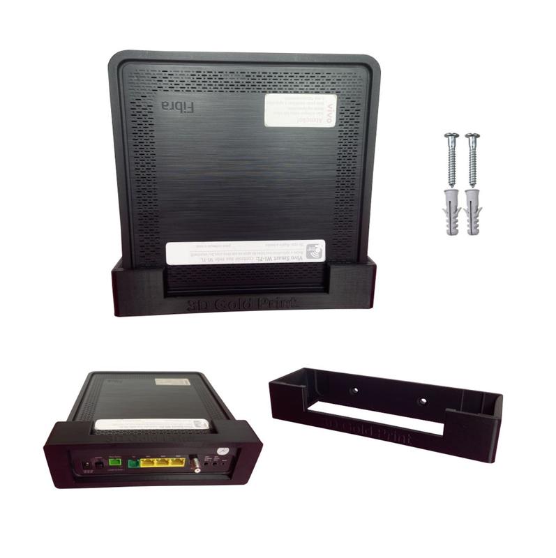 Suporte De Parede Reforçado Para Modem Roteador Vivo Fibra - 3D Gold ...