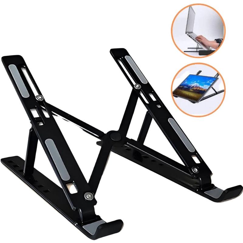 Suporte Notebook Alumínio Ergonômico Base Regulável Note Universal Bmax ...