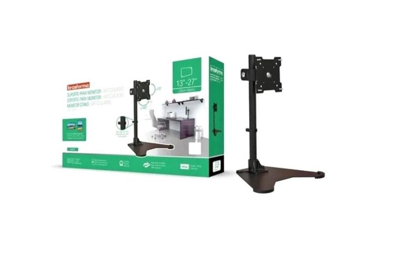 Suporte P/ Monitor Led 13" A 27" Articulado Brasforma BM810 - Brasforma ...