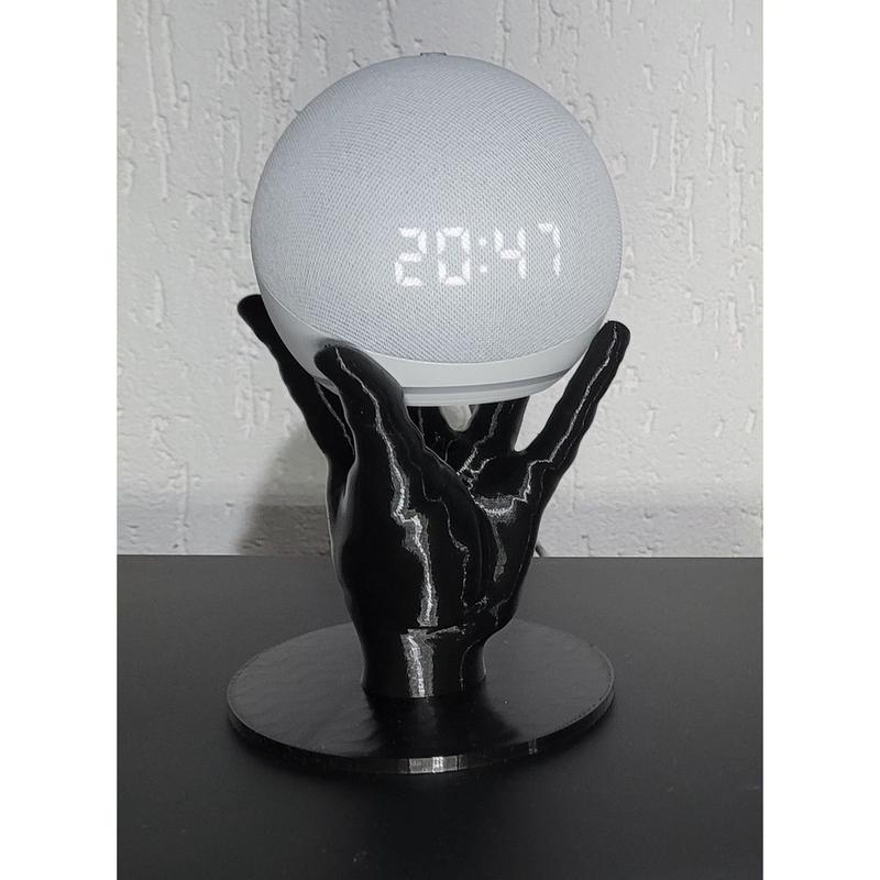 Suporte para Echo Dot 4 Alexa - Mão / Hand - BEST ART 3D - Suporte para ...