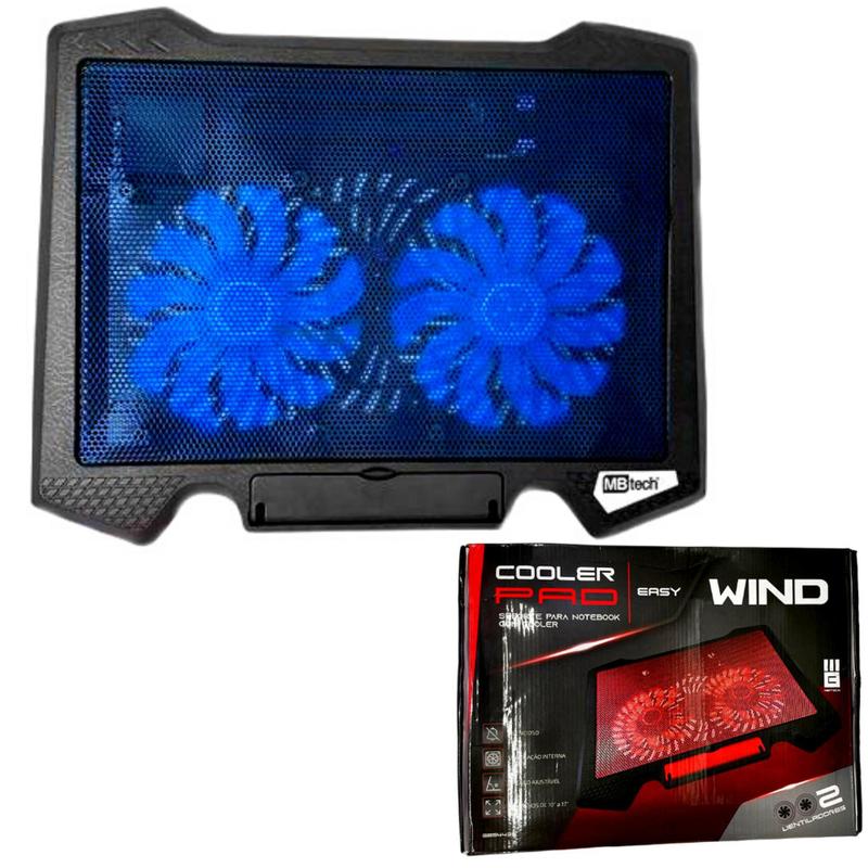 Suporte para Notebook Com Cooler Led Resfriamento USB MB Tech - MBTECH ...