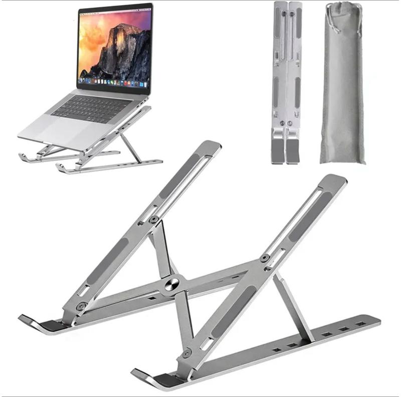 Suporte para Notebook Portátil em Metal Dobrável Ergonômico Aluminio ...