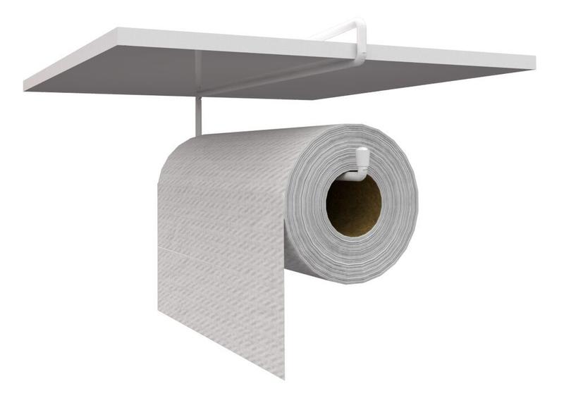 Suporte para Papel Toalha Dicarlo Móveis Essence Branco - Porta Papel ...