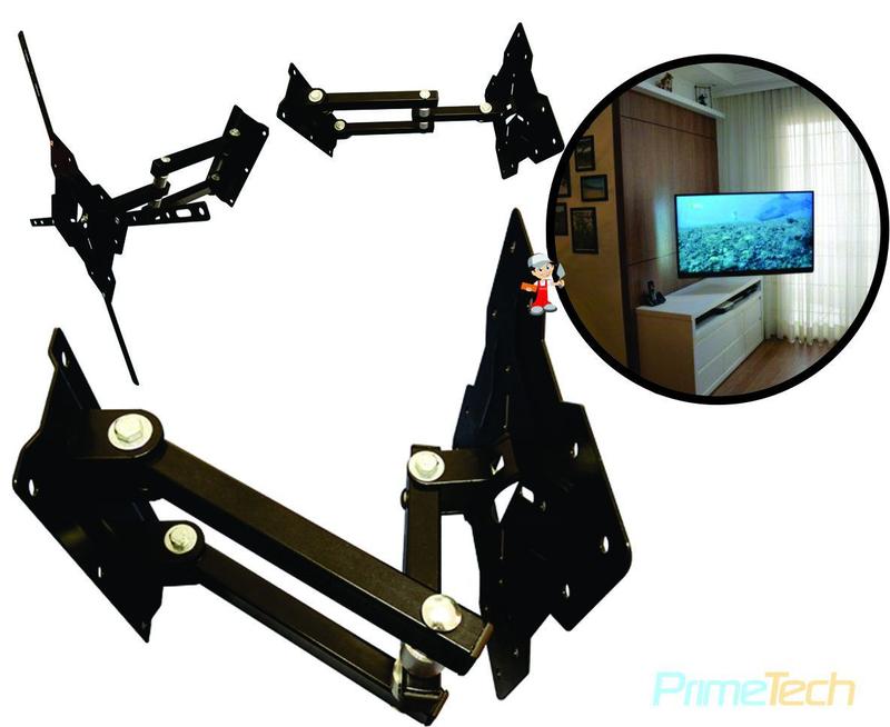 Suporte Para Tv Articulado 4 movimentos Lcd, Led, Plasma, oLed, smart ...