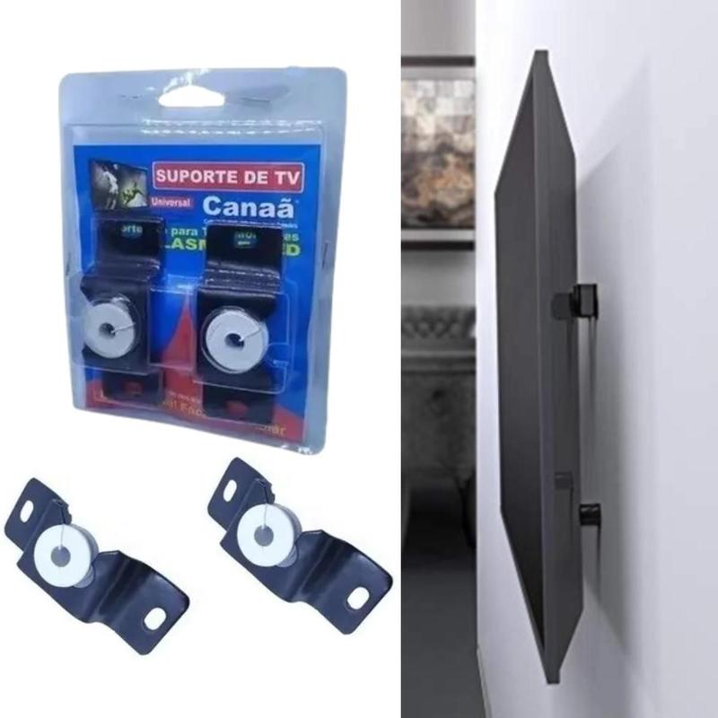 Suporte Para Tv Universal Fixo Canaã 10" à 71" C/ Gabarito Suporta Até ...