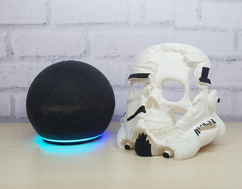 Suporte Tema Stormtrooper Star Wars compatível com Alexa Echo Dot 4 ...