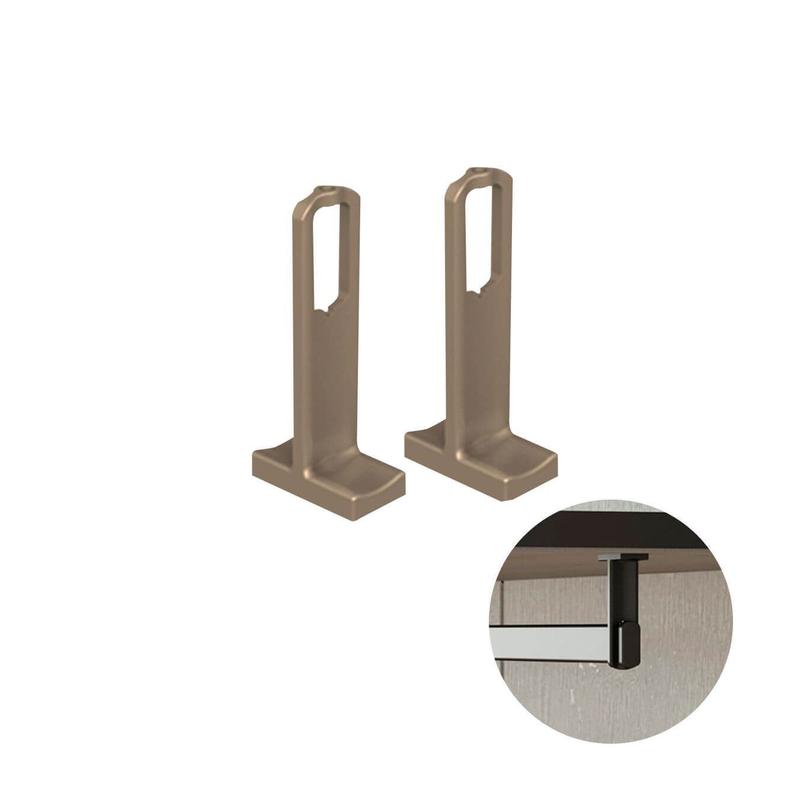 Suporte Topo Vesto Rm 282 Champgne Rometal - Cabideiro - Magazine Luiza