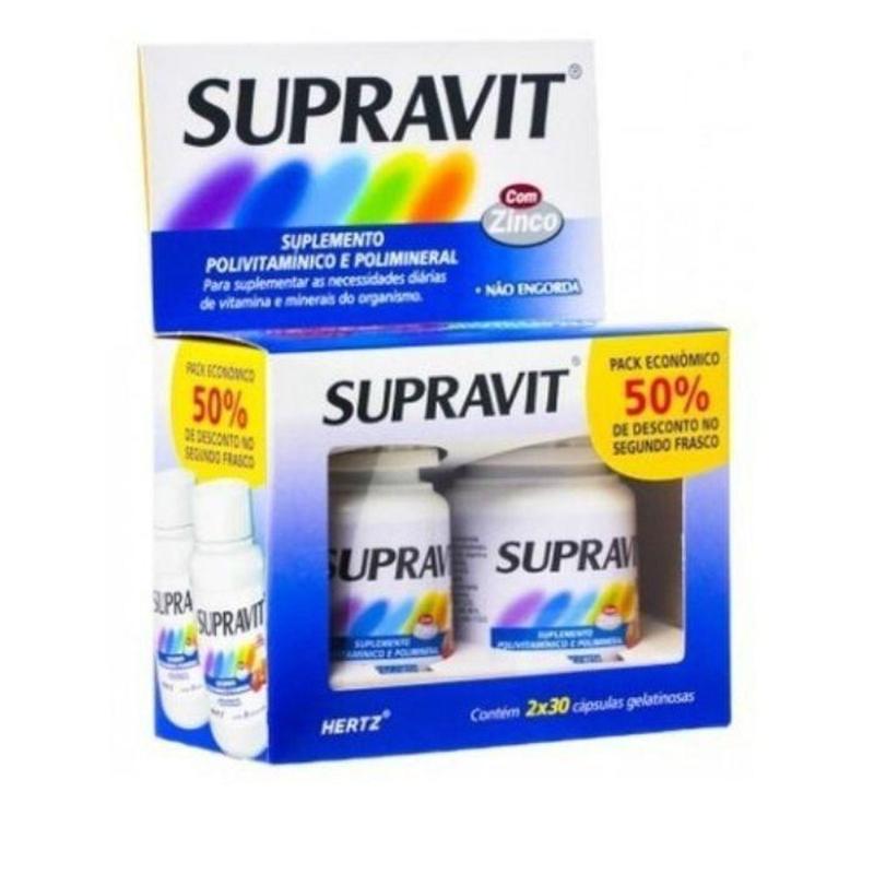 Supravit Frasco com 2x30 cápsulas gelatinosas - Kleyn Hertz - Kley ...