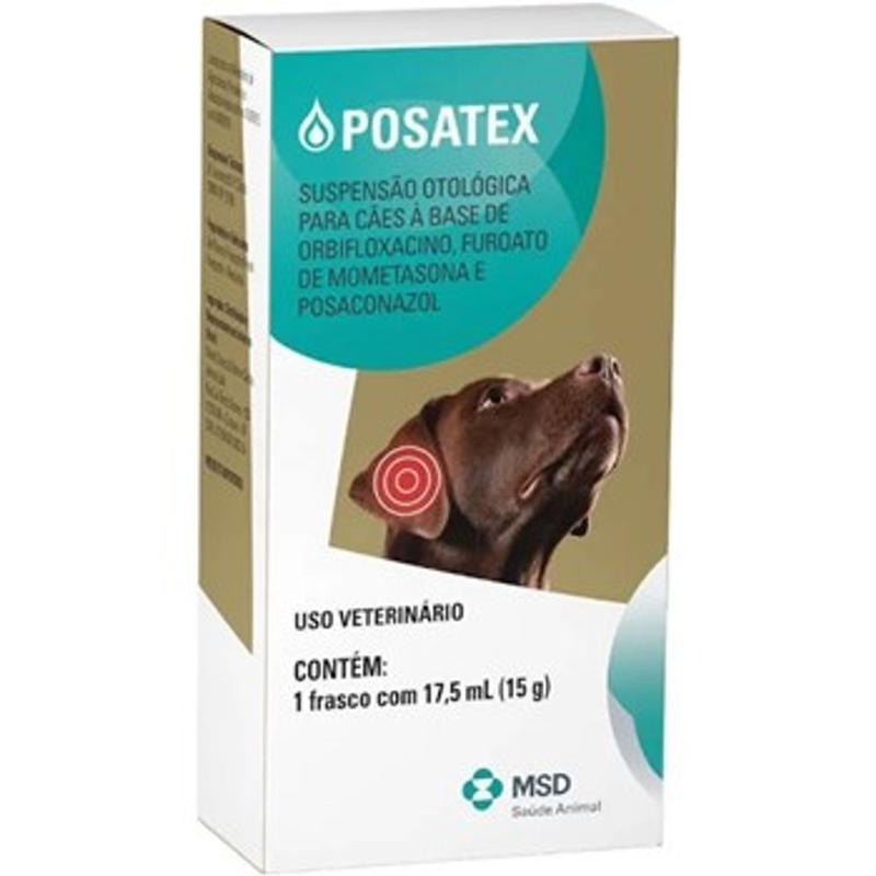 Suspensão Otológica Posatex 17,5ml MSD - Otológico - Magazine Luiza