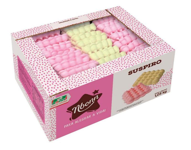 Suspiro Caixa C/50 unidades Nutribonn 1,05 kg - Suspiro - Magazine Luiza