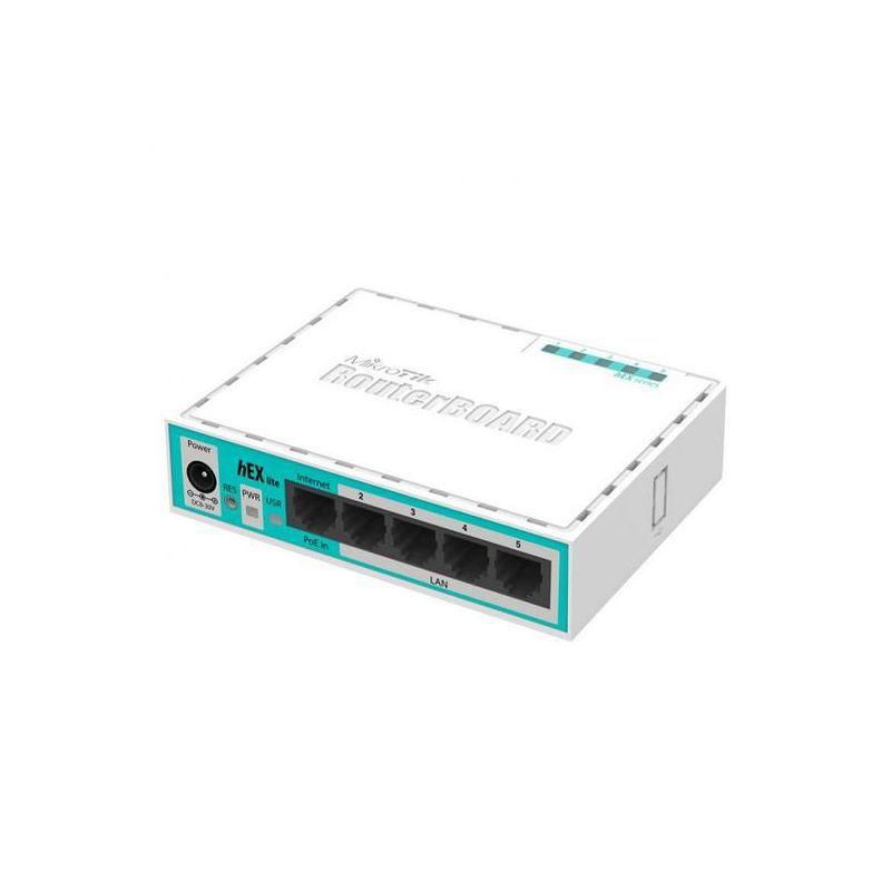 Switch Mikrotik Roteador Rb 750R2 Hex Lite Branco - Roteador - Magazine ...