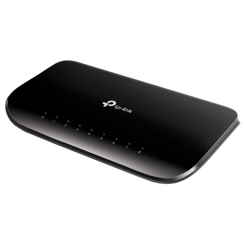 Switch Roteador Tp Link Tl Sg1008D Gigabit De Mesa 8 Portas - Tp-Link ...