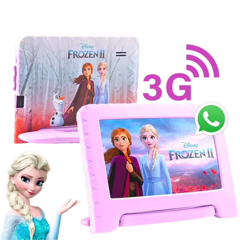 Tablet 32GB WIFI Rosa M7 3G Multilaser função celular + Capa infantil ...