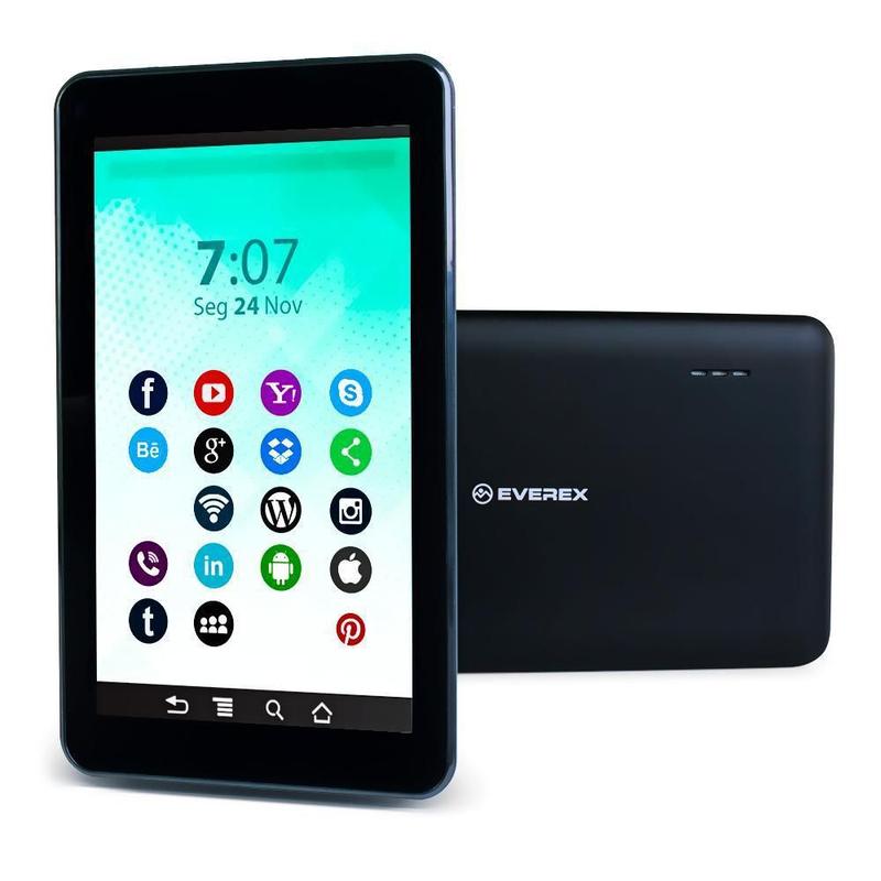 Tablet 7, Bluetooth, 32Gb, Android 11 Go - Preto - Everex Computer ...