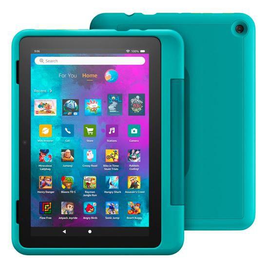 Tablet Amazon Fire HD8 Kids Pro 2022 32GB / Tela 8" - Verde - Tablets ...