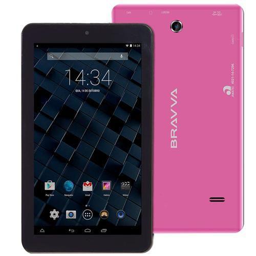 Tablet Bravva BV-Quad 8GB Wi-Fi Tela 7" Android 5.0 Processador Quad ...