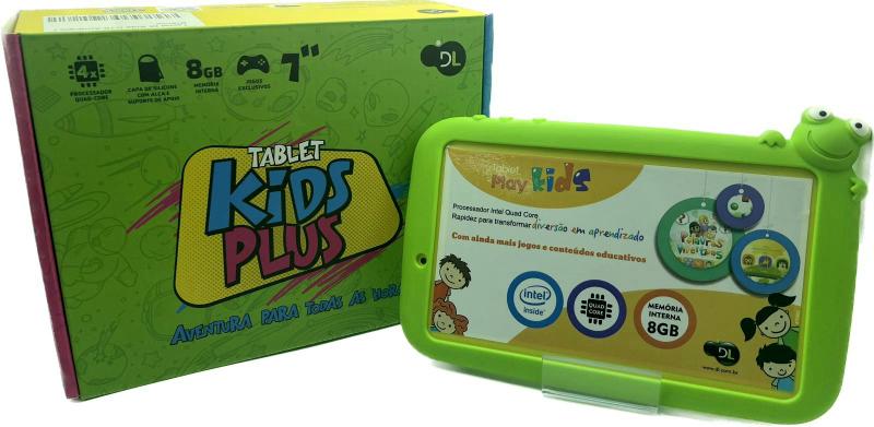 Tablet Dl Kids Capa Sapinho 8gb E 1gb Ram - Tablet Infantil - Magazine ...
