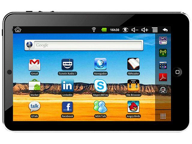 Tablet DL T-704 Android 2.2 3G Wi-Fi 4GB - Tela 7” USB - Tablet DL ...